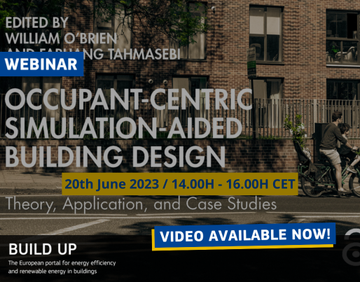 Webinar Book Launch For Occupant Centric Simulation Aided Building Design Build Up